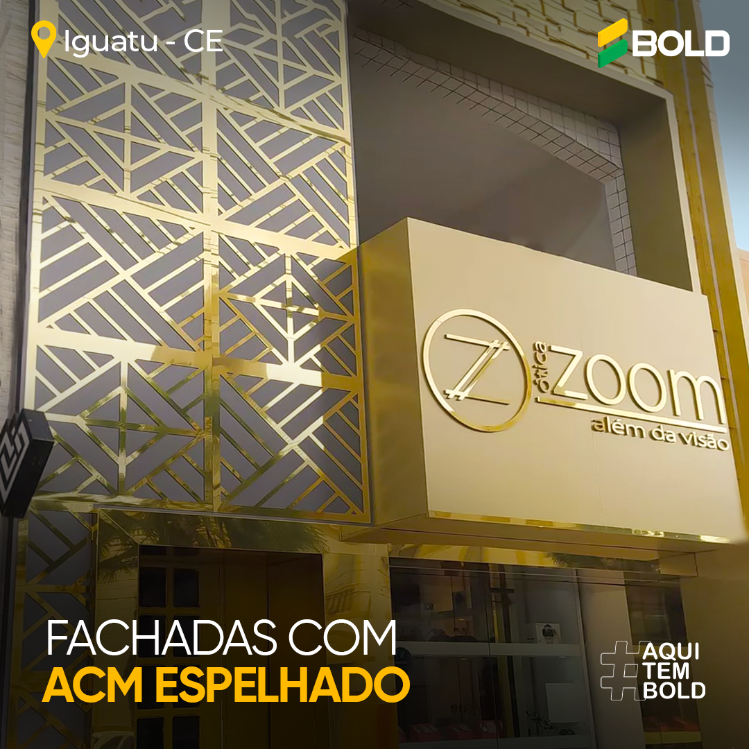 ACM ESPELHADO em fachadas! 🤩 - Bold