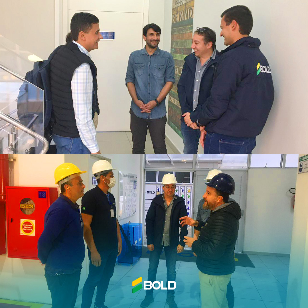 Visita dos clientes do Chile! - Bold